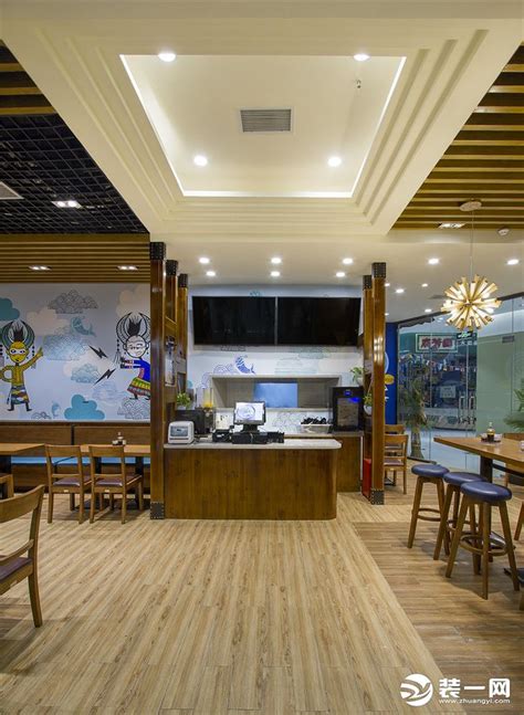 东南亚风格店面餐厅效果图 公装效果图装一网装修效果图