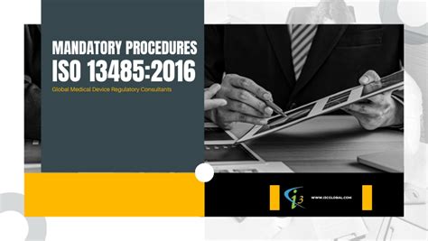 Iso 13485 Procedures Clauses List And Scope Exclusions