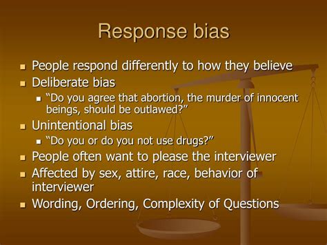Ppt Response Bias Powerpoint Presentation Free Download Id6197763