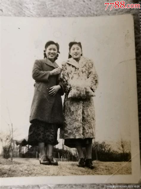 民国时髦儿美女合影 老照片 7788商城七七八八商品交易平台