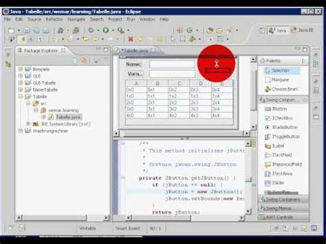 Java Swing Eclipse Windowbuilder Decoration Examples
