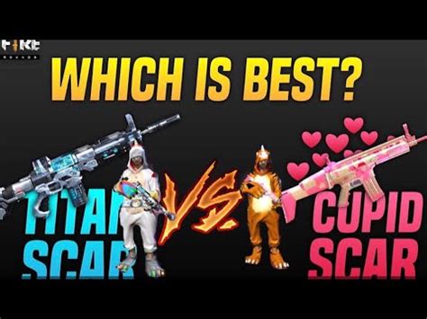 Cupid Scar Vs Titan Scar Free Fire Youtube