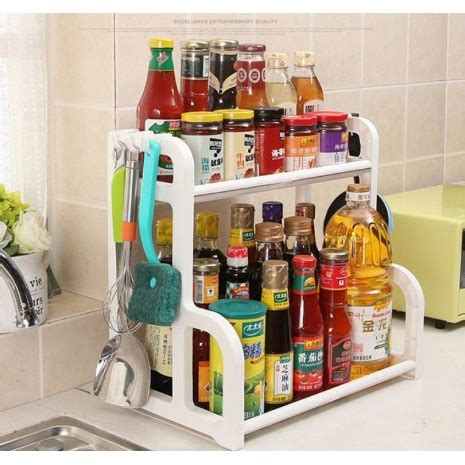 Rak Simpan Rempah Ratus Di Dapur Jimat Ruang CLASSY HOME KITCHEN RACK