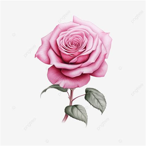 핑크 장미 설명 장미 꽃 개요 꽃 Png 일러스트 및 이미지 에 대한 무료 다운로드 Pngtree