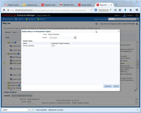 configuring the mysql database plug in for oracle enterprise manager