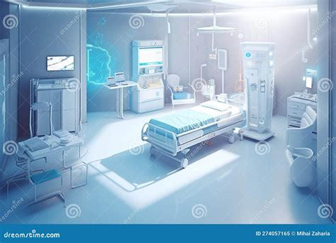 Health Industry Conceptual Isometric Illustration Clean Business Design Template Generative Ai