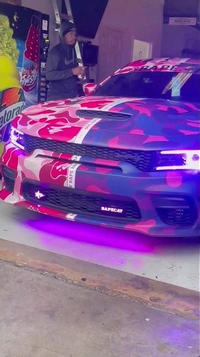 Jailbreak Charger Widebody Hellcat With Bape Wrap 🔥🥵 Shorts Viral