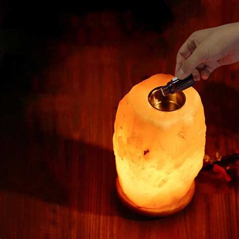 12v 12w 3 5kg Himalayan Pink Salt Diffuser Essential Oil Lamp