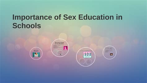 Importance Of Sex Education In Schools By Sibel Pekin On Prezi