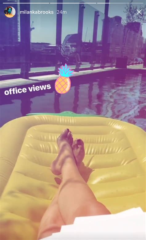 Milanka Brookss Feet