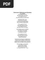 Letra Y Origen De El Barreño Pdf Canciones Ritmo