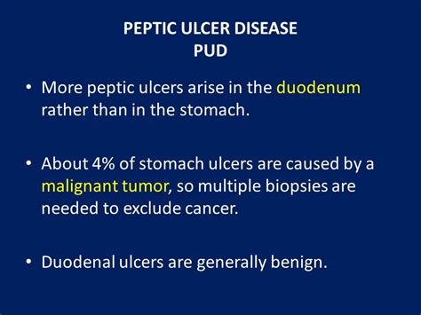 Ppt Peptic Ulcer Disease Pud Pathophysiology