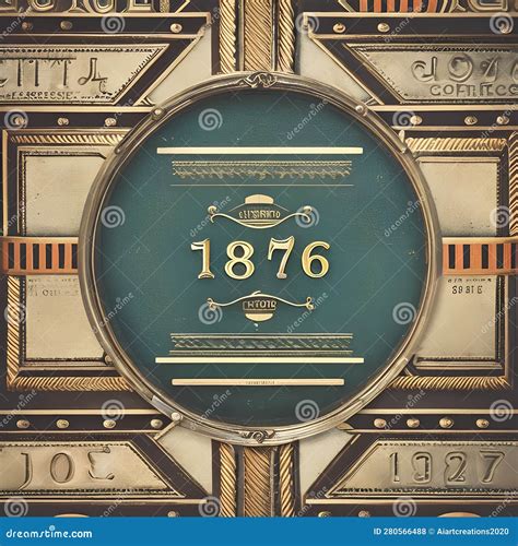 1876 Retro Vintage Typography A Retro And Vintage Inspired Background