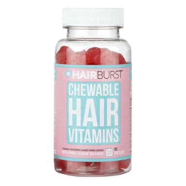 Hairburst Strawberry And Blackcurrant Chewable Vitamins 60 Pastilles • Uk