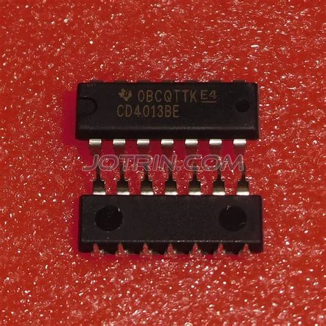 Cd4013be Ti Logic Ics Jotrin Electronics