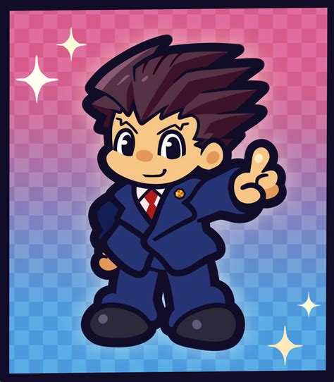 Phoenix Wright Commission For Triforres By Muzyoshi On Deviantart