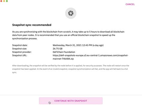 Synchronizing My Wallet Takes Too Long · Issue 780 · Defichdefichain