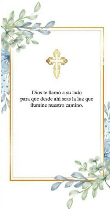 Tarjeta De Difuntos Para Condolencias Y Agradecimiento 511 Artofit