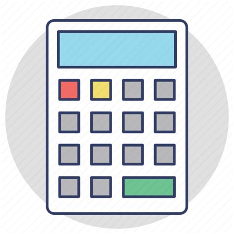 Accounting Adding Machine Calculator Estimator Financial Icon