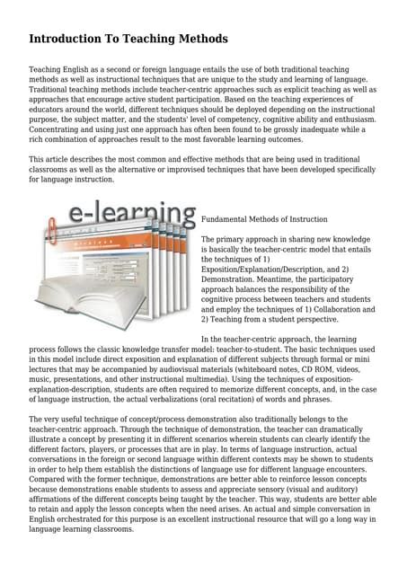 Eclectic Approach Pptx