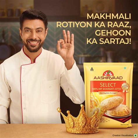 Buy Aashirvaad Select Atta Made From 100 Mp Sharbati Wheat For