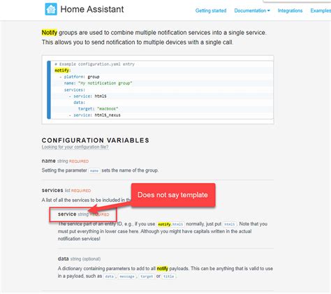 Using Value Template As A Service Name For Notify Configuration