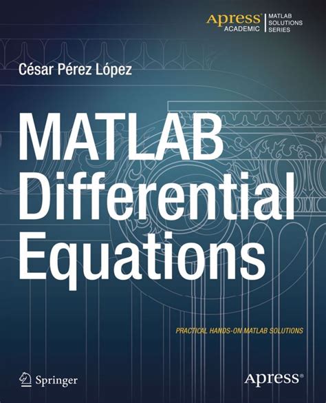 [pdf] matlab differential equations cesar pérez lópez 1st edition