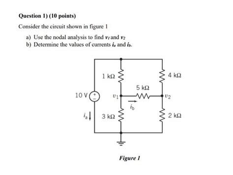 Solved Consider The Circuit Shown In Figue1 Consider The
