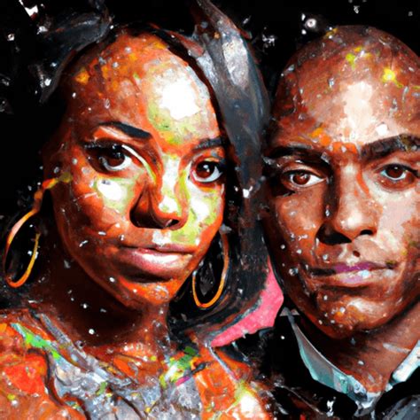 Dynamic Brown Couple · Creative Fabrica