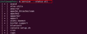 How To Check Services Running In Linux Its Linux FOSS