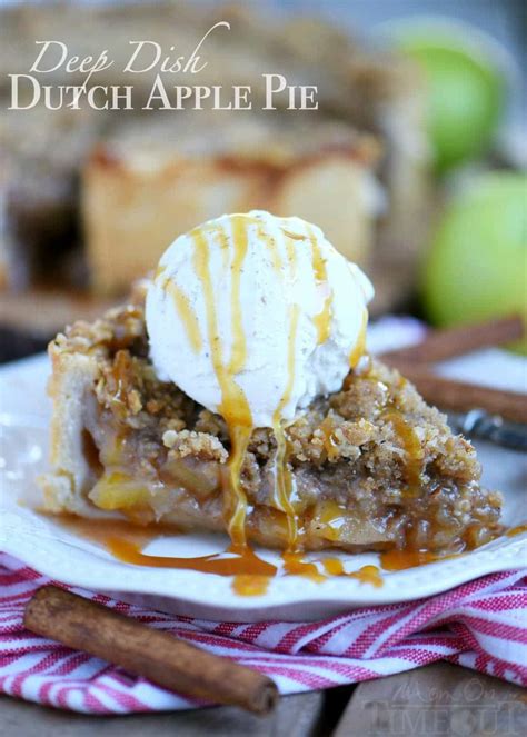 Deep Dish Dutch Apple Pie Mom On Timeout