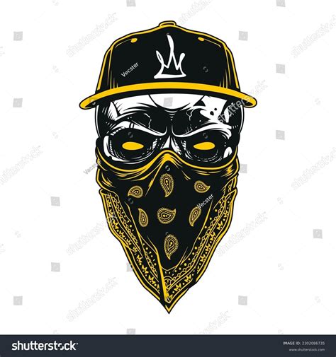 Skull Bandana Vector
