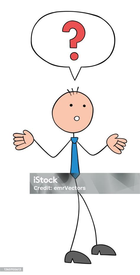 질문을 하는 스틱맨 사업가 문제가 있다 손으로 그린 윤곽 만화 벡터 일러스트 가공의 인물에 대한 스톡 벡터 아트 및 기타 이미지 가공의 인물 가지 식물 부위 개념
