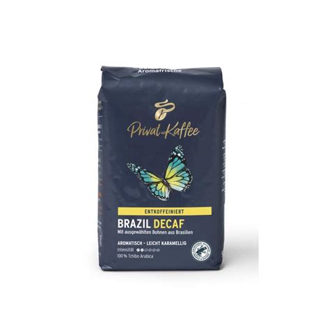 Tchibo Privat Kaffee Brazil Bezkofeinowe całe ziarna 500 g