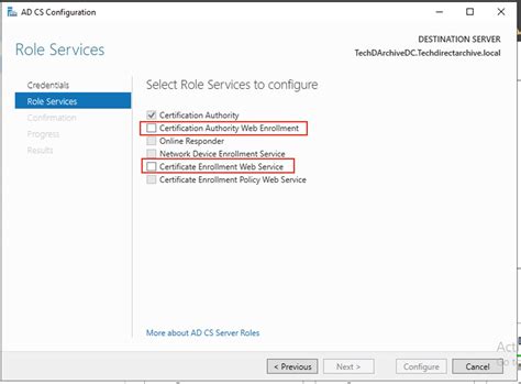 The Application Certsrv Does Not Exist How To Configure Certificate Enrollment Web Services