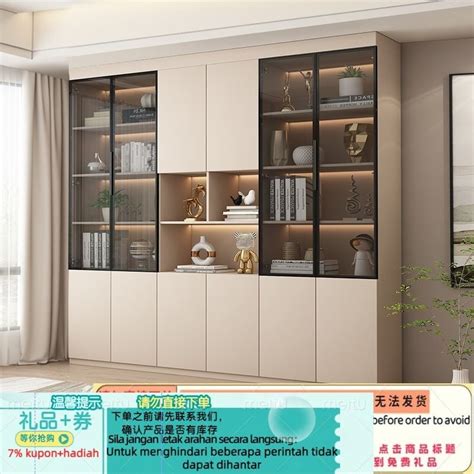 Get 7 Coupont】 Style Bookcase Bookshelf Integrated Assemblage Zone