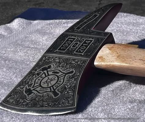 Digital File Only Firemans Axe Firemans Axe Engraving Svg Files Fiber Laser Engraving