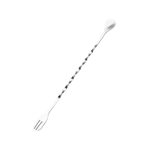 Crazyview Silver Small 26cm Stainless Steel Double Headed Bar Spoon