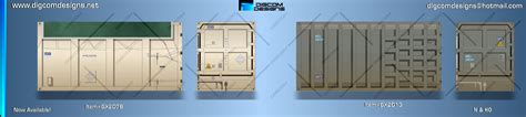 Digcom Designs Gx2076 Open Top Gatx Trash Container