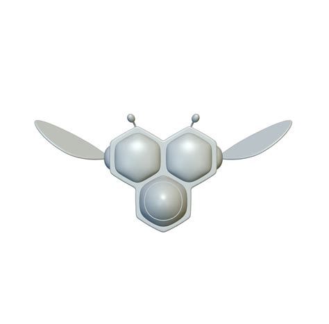 Pokemon Combee 415 Optimized For 3d Printing By 3dprint1up Download Free Stl Model