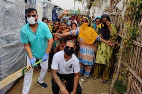 Shikhar Dhawan Donates Cricket Kits In Pakistani Hindu Refugee Camp
