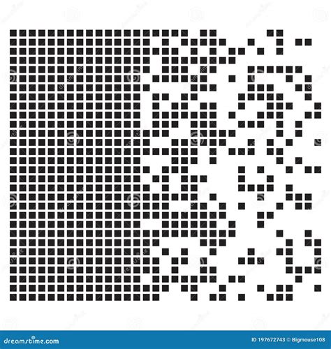 Disintegration Effect Different Types Shape Set Vector CartoonDealer