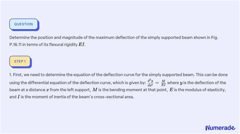 SOLVED Determine The Position And Magnitude Of The Maximum Numerade