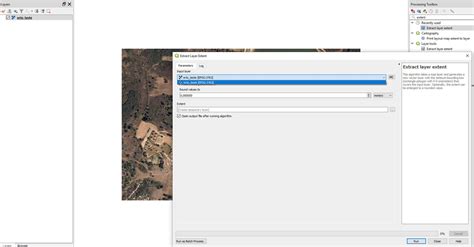 Processing Extract Layer Extent As Batch Process Does Not Recognize