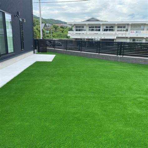 高知県で初めてcoool Turfをさせて頂きました！ 高知県･愛媛県･香川県･徳島県で人工芝の施工coool Turf クールターフ 四国正規代理店 株 サワチカ