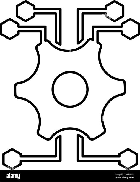 Data Integration Technology Icon Simple Vector Illustration For Web