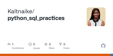 Github Kaltnaike Python Sql Practices
