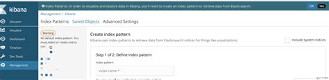 kibana出现warning no default index pattern的解决办法 任何事贵在坚持！的技术博客 51cto博客