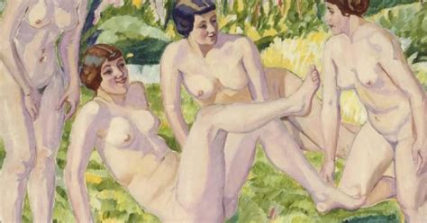 La Belleza Del Día Desnudos En Un Paisaje” De Francisco Iturrino Infobae