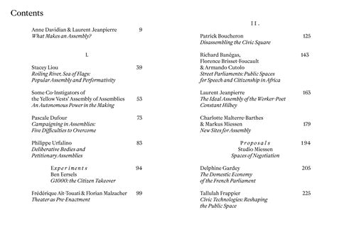 What Makes An Assembly Sternberg Press